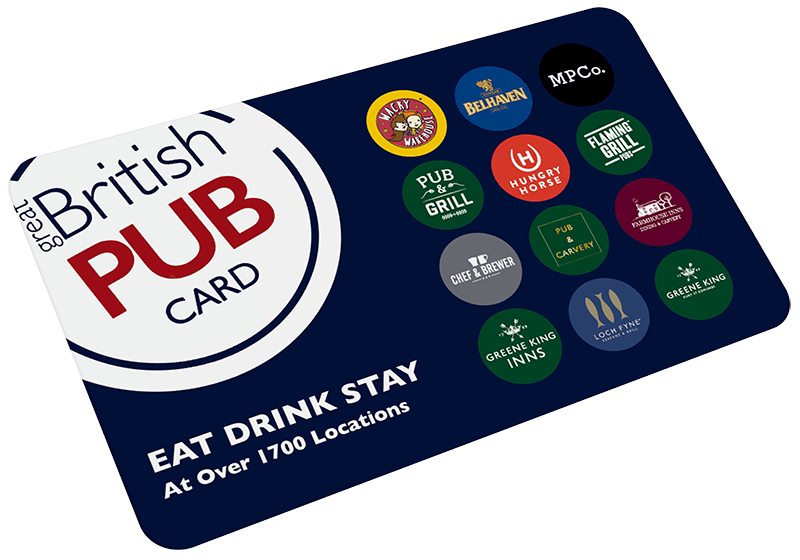 The Great British Pub Card > Buy Gift Card